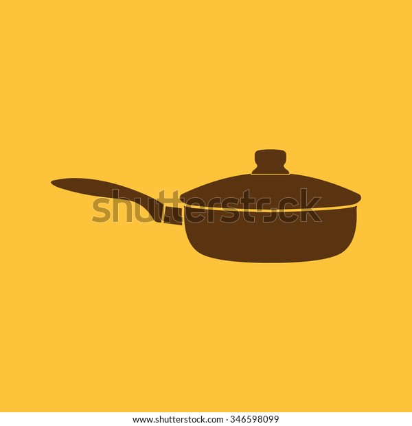 Pan Icon Dripping Pan Symbol Flat: vector de stock (libre de regalías ...