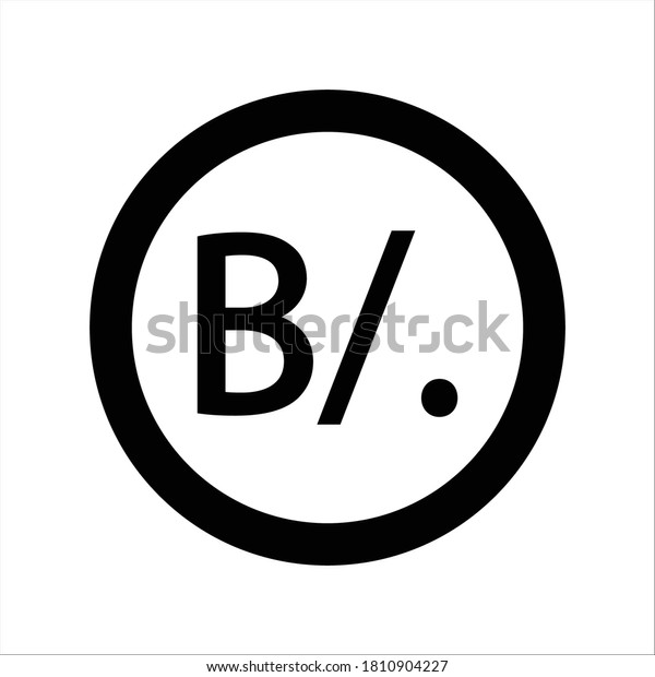 Panama Balboa Currency Vector Symbol Stock Vector (Royalty Free ...