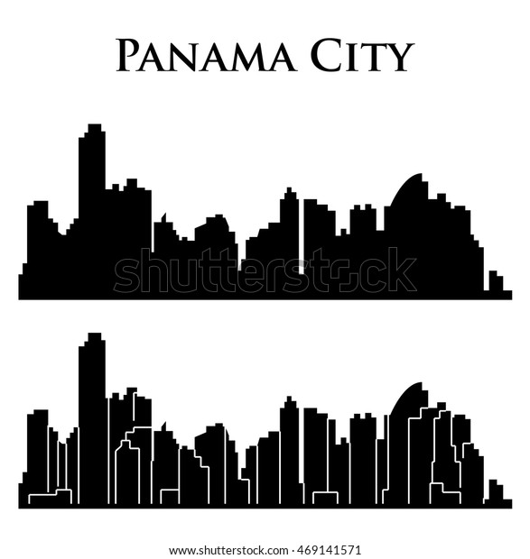 Panama City Panama Stock Vector (Royalty Free) 469141571