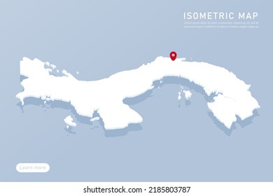 Panama Map World Map International Vector Stock Vector (Royalty Free ...