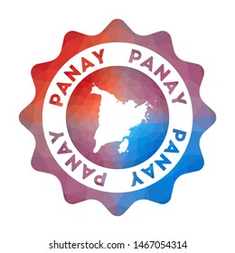 Panay Low Poly Logo Colorful Gradient Stock Vector (Royalty Free ...