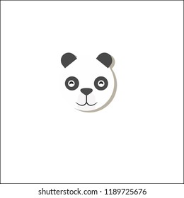 Panda Animal Head Design Stock Vector (Royalty Free) 1189725676 ...