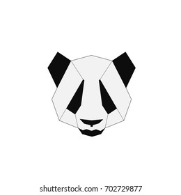 Panda Geometric Stock Vector (Royalty Free) 702729877 | Shutterstock