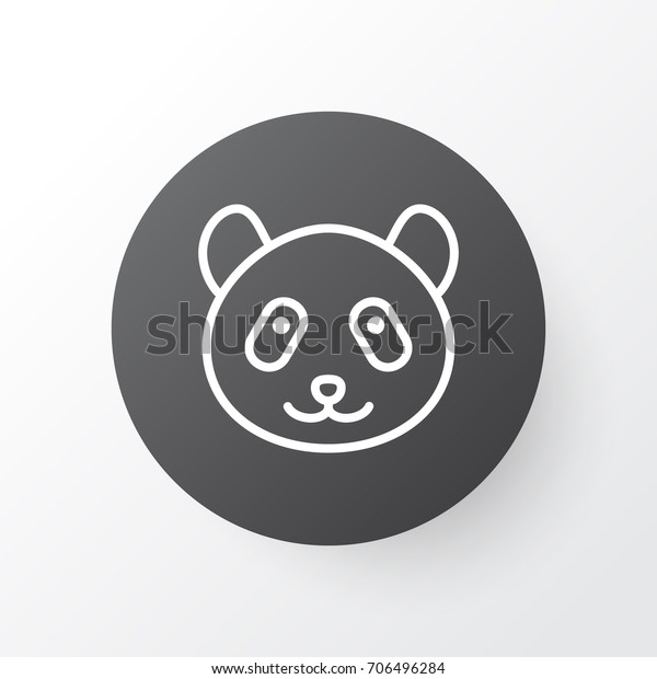Panda Icon Symbol Premium Quality Isolated Stock Vector (Royalty Free ...