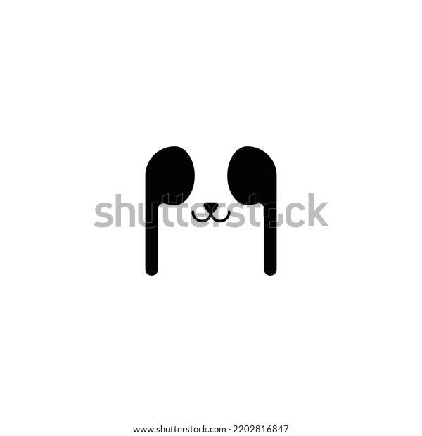 Panda Logo Headset Logos Technology Companies Stock Vector (Royalty ...