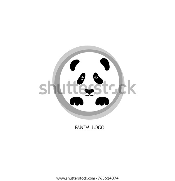 Panda Logo Pandas Head Circle Stock Vector (Royalty Free) 765614374 ...
