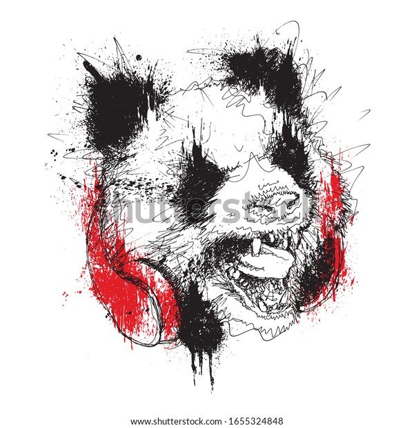 Scary panda 909 รายการ ภาพ ภาพสต็อกและเวกเตอร์ | Shutterstock