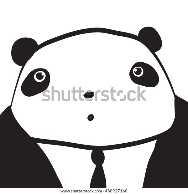 Panda Suit Vector Illustration Cartoon Character Stock Vector (Royalty ...