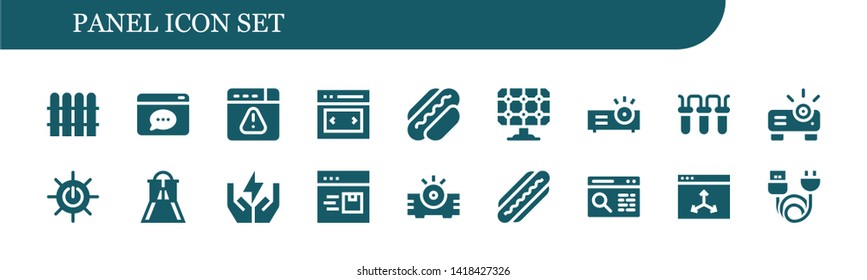 Panel Icon Set 18 Filled Panel: เวกเตอร์สต็อก (ปลอดค่าลิขสิทธิ์ ...