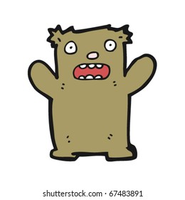 Panicking Bear Cartoon Stock Vector (Royalty Free) 67483891 | Shutterstock