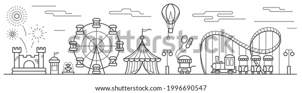 5,616 Fair Line Art Stock Vectors, Images & Vector Art | Shutterstock