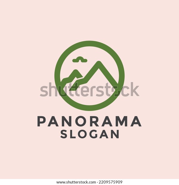 Panoramic Logo Icon Design Template Luxury Stock Vector (Royalty Free ...