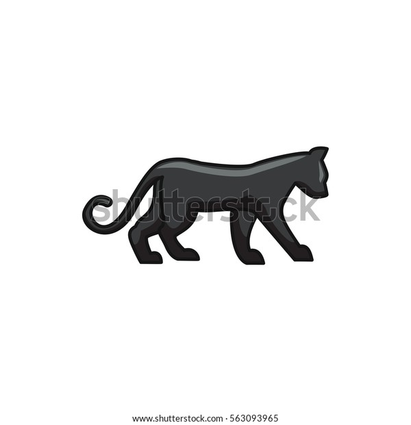 Panther Icon Illustration Isolated Vector Sign Stock Vector (Royalty ...