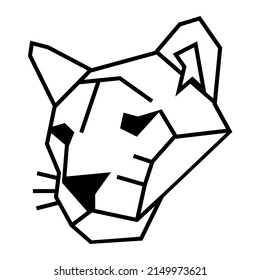 Panther Icon Vector Flat Icon Stock Stock Vector (Royalty Free ...