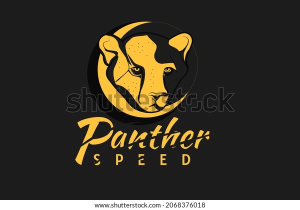Panther Speed Retro Design Hand Drawing: เวกเตอร์สต็อก (ปลอดค่า ...