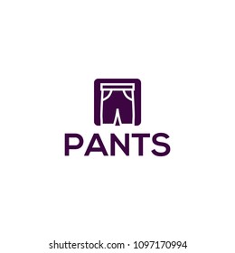 Pants Logo Design Stock Vector (Royalty Free) 1097170994 | Shutterstock