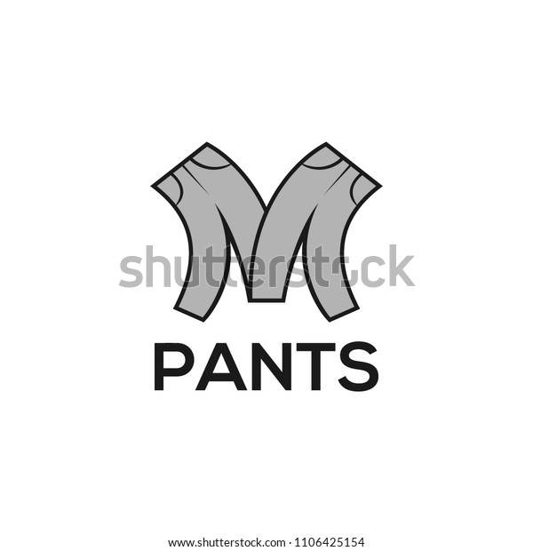 Pants Logo Design Stock Vector (Royalty Free) 1106425154 | Shutterstock