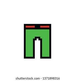 Pants Pixel Art Stock Vector (Royalty Free) 1371898316 | Shutterstock