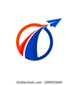 Paper Airplane Logo Template Logos Business Stock Vector (Royalty Free ...