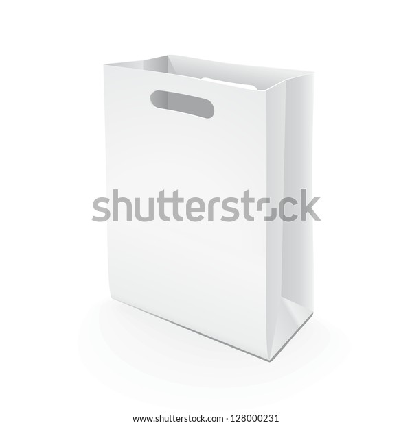 Paper Bag Illustration Paper Bag Model Stock Vector (Royalty Free ...
