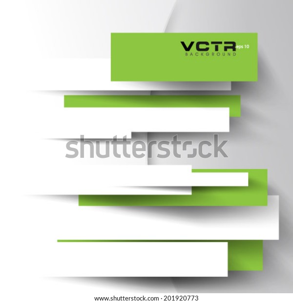 Paper Banner Design Background Stock Vector (Royalty Free) 201920773 ...