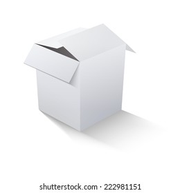 Paper Box Vector Illustration Stock Vector (Royalty Free) 222981151 ...