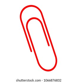 Paper Clip Attachment Icon Paper Clip Stock Vector (Royalty Free ...