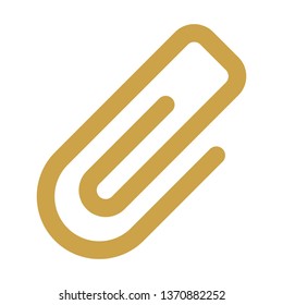 Paper Clip Attachment Icon Paper Clip Stock Vector (Royalty Free ...