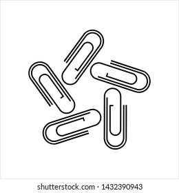 Paper Clip Design Vector Art Illustration Stock Vector (Royalty Free ...