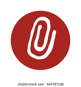 Paper Clip Symbol Stock Vector (Royalty Free) 645787168 | Shutterstock