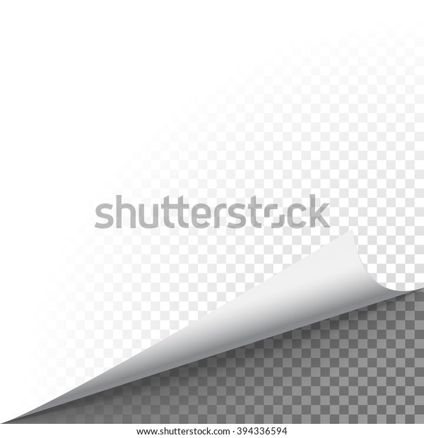 Paper Corner Peel Page Curled Fold Stock Vector (Royalty Free ...