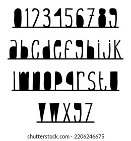 Paper Cut Alphabet Vector Letters Stock Vector (Royalty Free ...