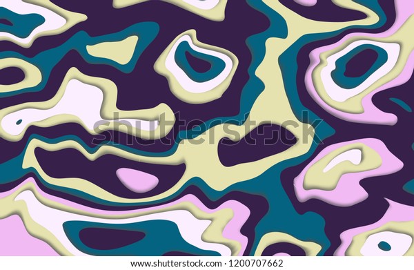 Paper Cut Background Abstract Realistic Paper Stock Vector (Royalty ...