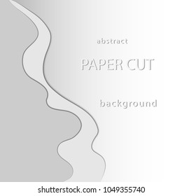 Paper Cut Out 2d Layered Background Stock Vector (Royalty Free ...