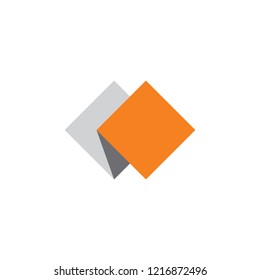 Paper Fold Symbol Logo Vector Stock Vector (Royalty Free) 1216872496 ...