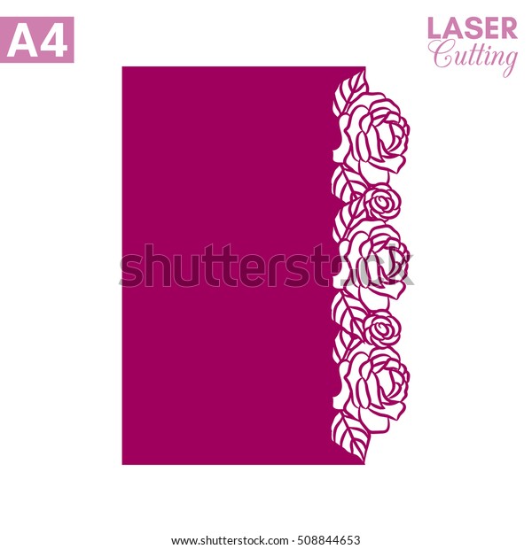 Paper Greeting Card Lace Border Pattern Stock Vector (Royalty Free ...