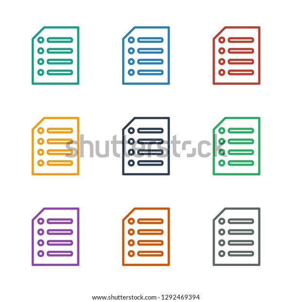 Paper Icon White Background Editable Filled Stock Vector (Royalty Free ...