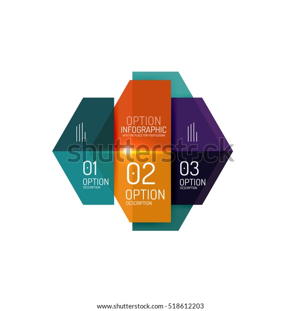 Paper Infographic Layout Design Templates Backgrounds Stock Vector ...