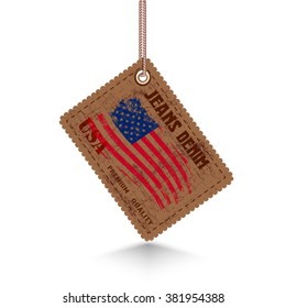Paper Label Jeans Stock Vector (Royalty Free) 381954388 | Shutterstock