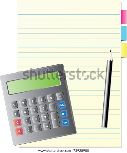 Paper Note Pencil Reminder Note Stock Vector (Royalty Free) 73928980 ...