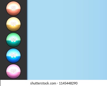 Paper Page Blue Diary Vector Template Stock Vector (Royalty Free ...