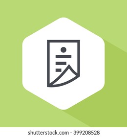 Paper Pictogram Stock Vector (Royalty Free) 399208528 | Shutterstock