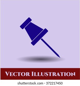 Paper Pin Vector Symbol Stock Vector (Royalty Free) 352537157