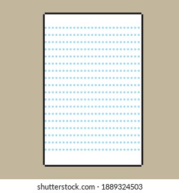 Paper Pixel Art Vector Illustration Stock Vector (Royalty Free ...