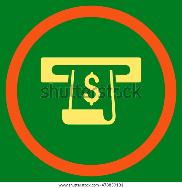 Paper Receipt Slot Vector Bicolor Rounded Stock Vector (Royalty Free ...