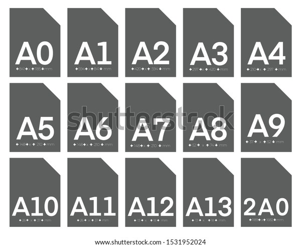 Paper Sizes, Paper Sheet Formats. A0, A1, A2, A3, A4, A5, A6, A7, A8 ...