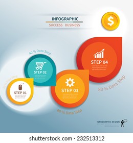 Paper Step Infographic Stock Vector (Royalty Free) 232513312 | Shutterstock