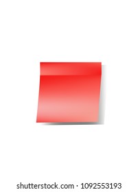 Paper Stickers Red Stock Vector (Royalty Free) 1092553193 | Shutterstock