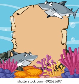 483 Shark border Stock Vectors, Images & Vector Art | Shutterstock