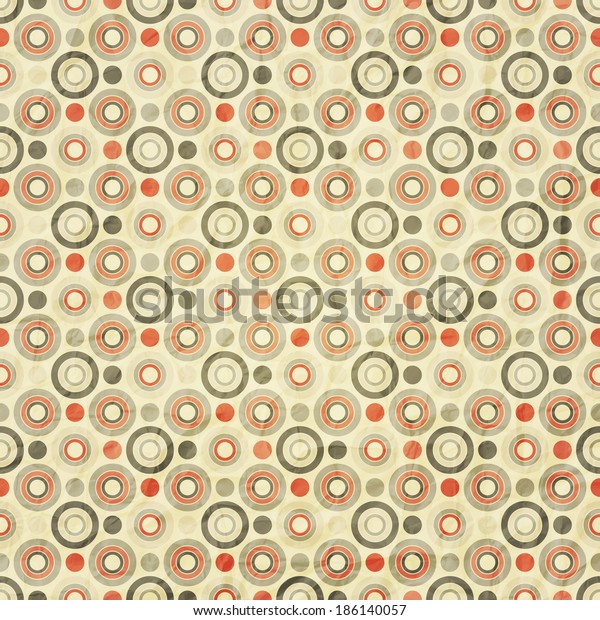 Paper Texture Seamless Circles Ornament Stock Vector (Royalty Free ...